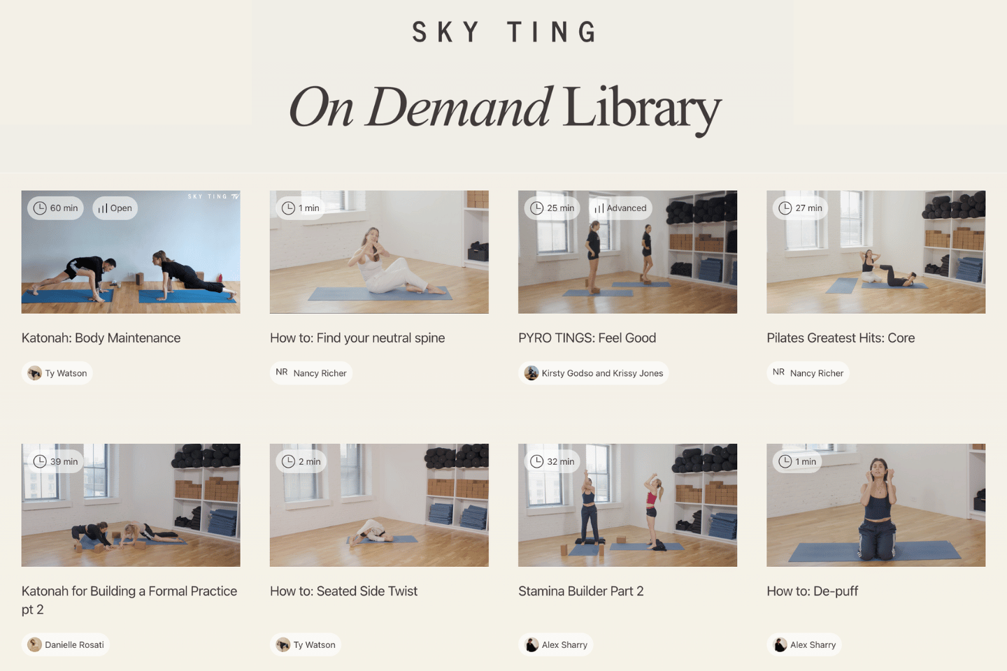 Classes & Offerings | Union